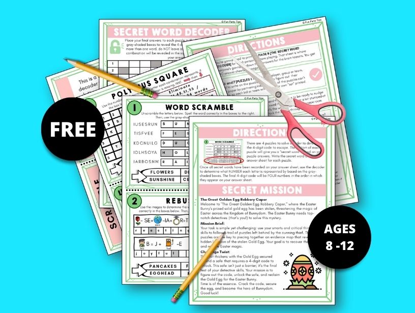 How to DIY a Fun Easter Escape Room for Kids (Free Printable!) - Fun ...