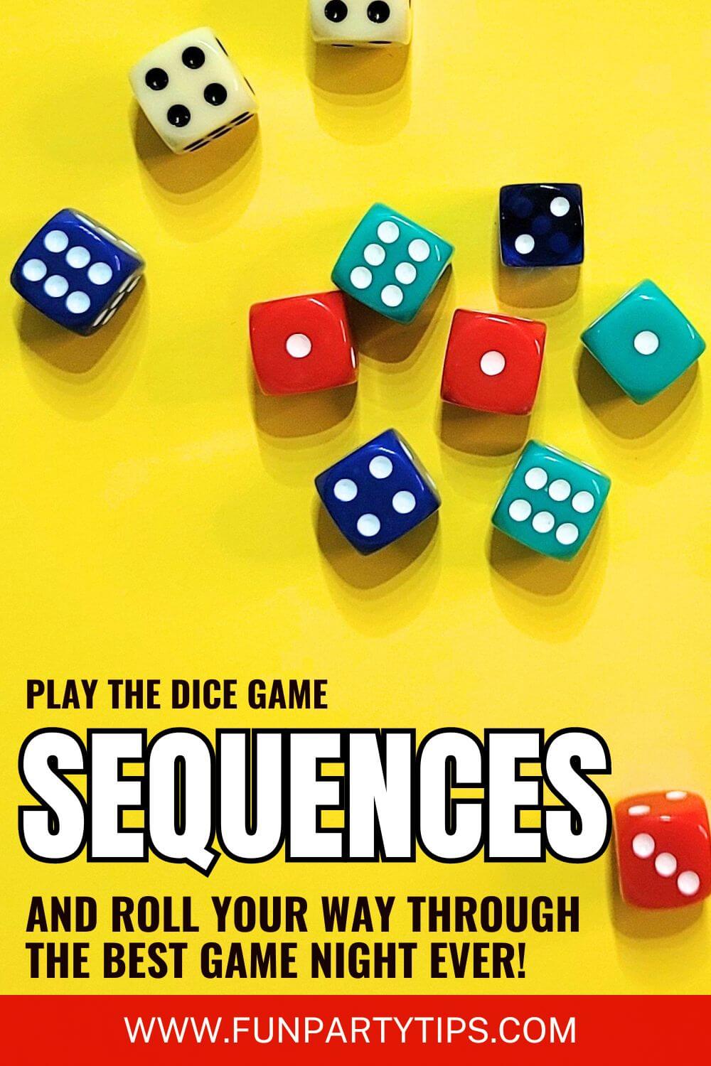 Sequences Dice Game (A Fun Game Night Hit for All Ages) | Fun Party Tips
