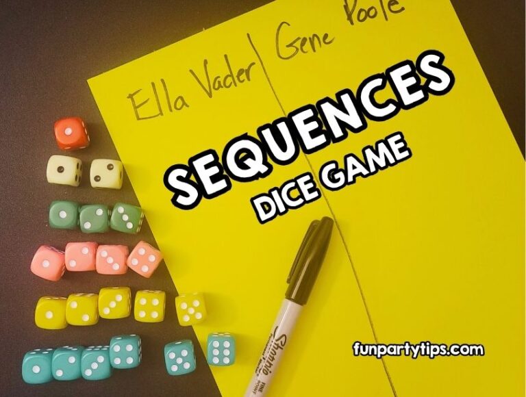 Sequences Dice Game (A Fun Game Night Hit for All Ages) | Fun Party Tips