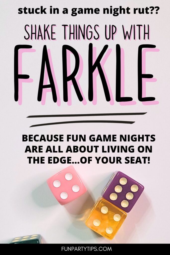 Farkle: How To's for a FUN, EPIC Game Night (FREE Printable) | Fun ...