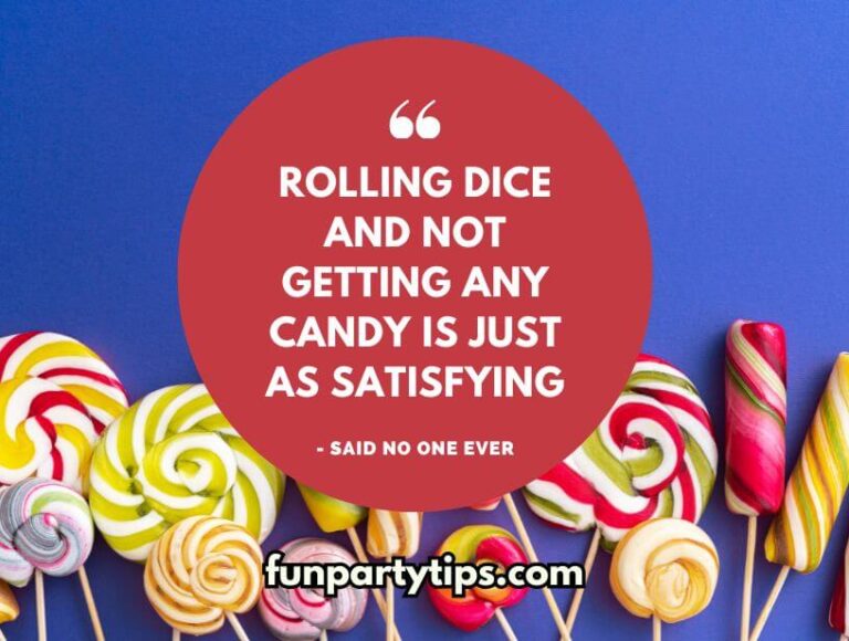Try This FREE, Fun Candy Dice Game (Printable Included) | Fun Party Tips