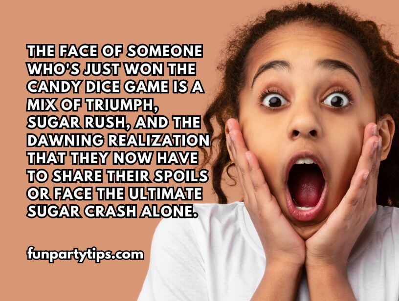 Try This FREE, Fun Candy Dice Game (Printable Included) | Fun Party Tips