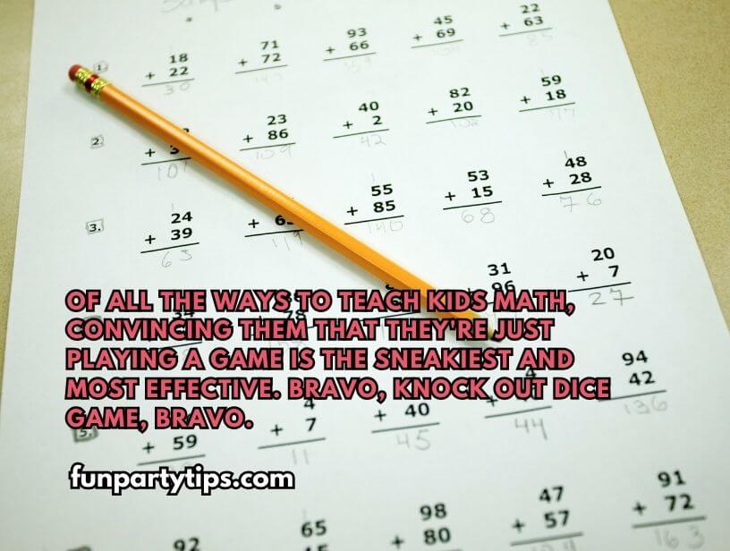 How to Play Knock Out Dice Game: Easy Fun for Kids and Adults | Fun ...