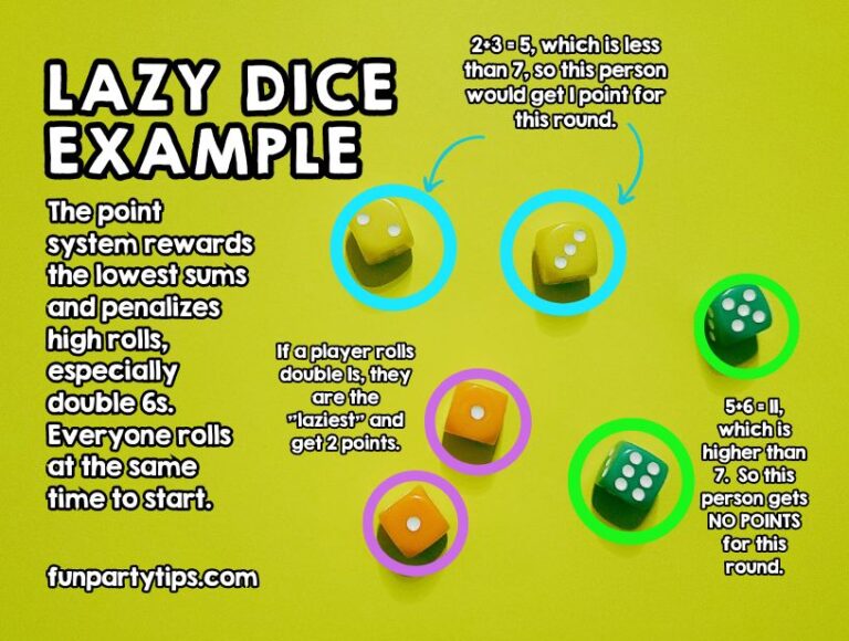 Lazy Dice Game: Game Night's Laziest Family Fun Option | Fun Party Tips