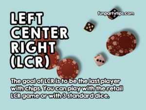 The Left Center Right Dice Game = Easy, Fun Epic Game Nights | Fun ...