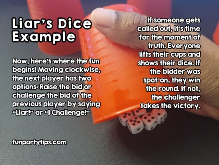 Liar's Dice: Bluff, Bid, and Bond Your Way Through Game Night | Fun ...