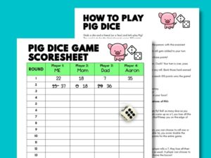 Pig Dice Game: Rules, Tips, and Twists (Unlock the Fun) | Fun Party Tips
