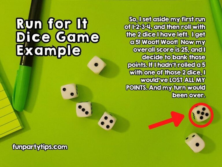 How to Play the Run for It Dice Game (A Game Night Favorite) | Fun ...