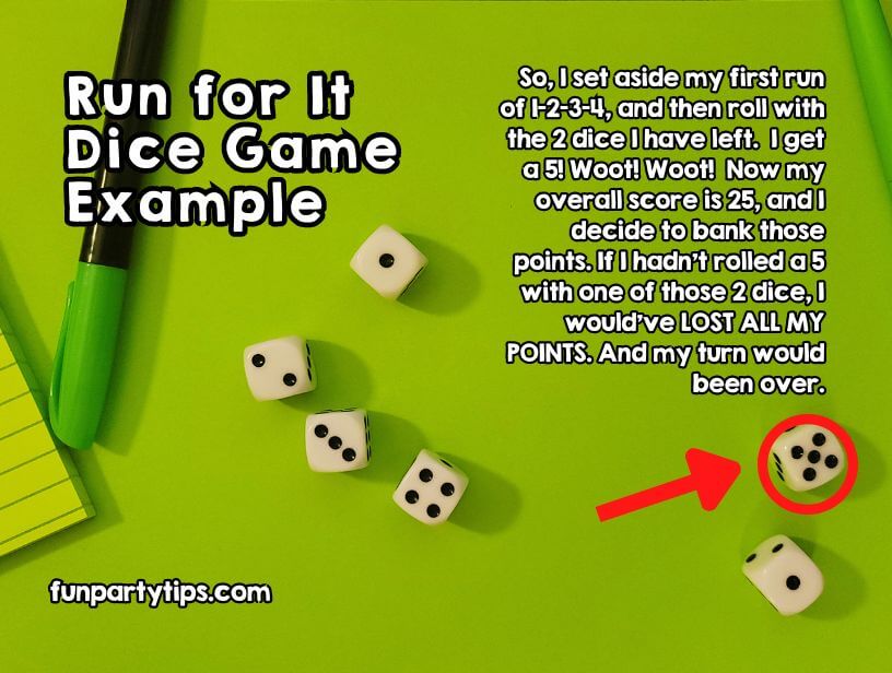 How to Play the Run for It Dice Game (A Game Night Favorite) | Fun Party Tips
