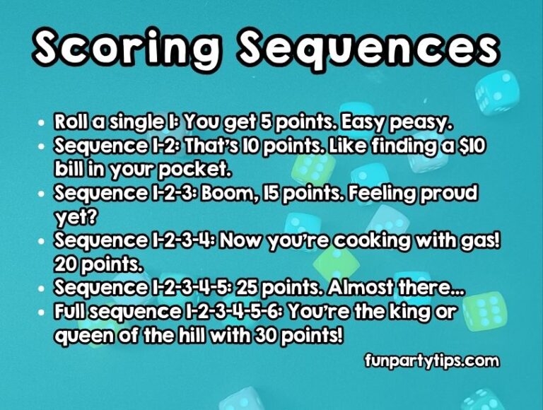 Sequences Dice Game (A Fun Game Night Hit for All Ages) | Fun Party Tips