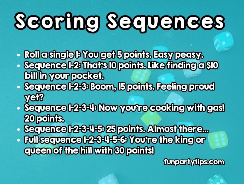 Sequences Dice Game (A Fun Game Night Hit for All Ages) | Fun Party Tips