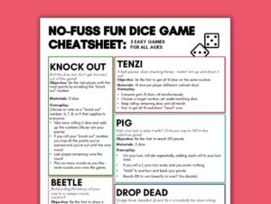 How to Play Tenzi (an Easy Guide for Dice Game Addicts) | Fun Party Tips