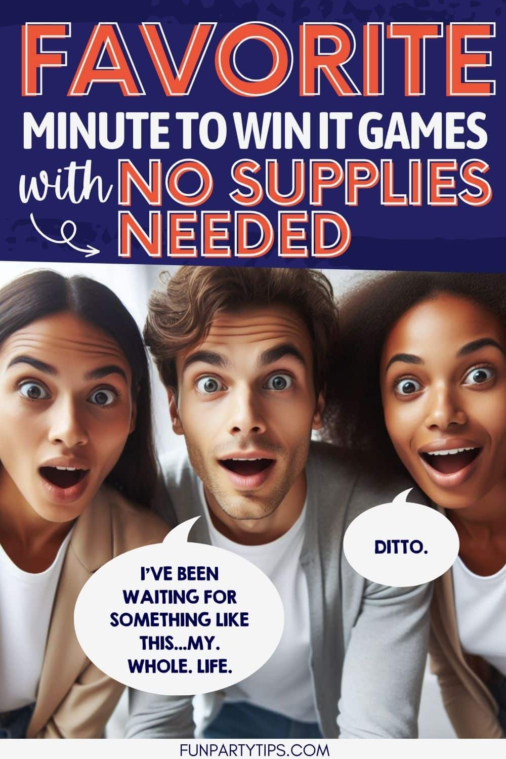 Top 20 Minute to Win It Games: No Supplies Needed | Fun Party Tips