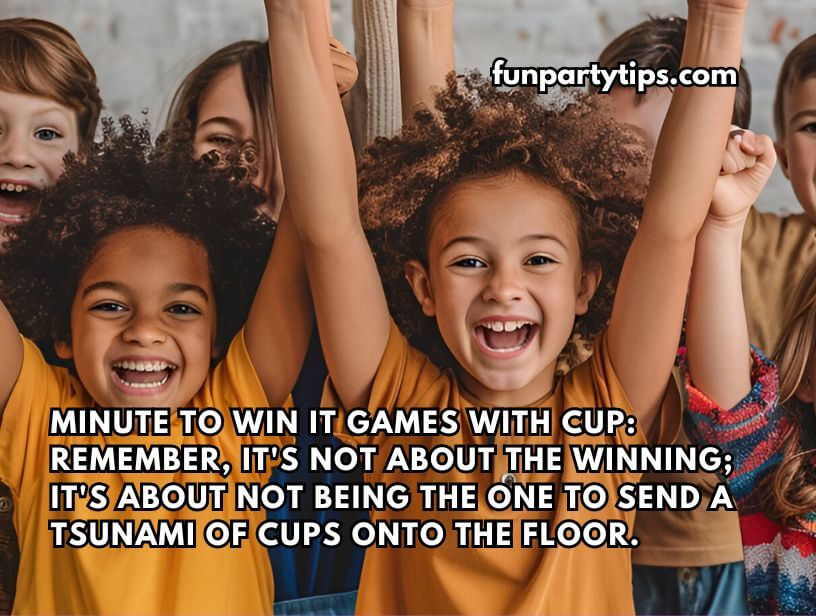 15 Hilarious Minute to Win It Games Using Cups You'll Love | Fun Party Tips
