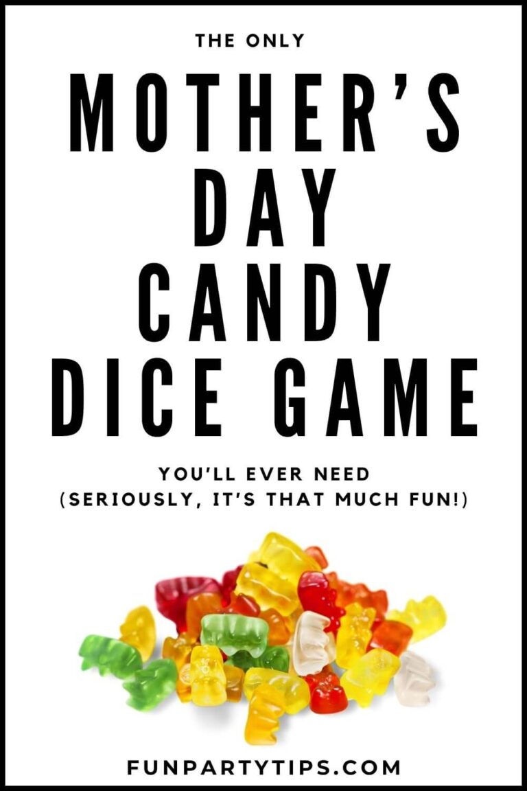 The Only Mother’s Day Candy Dice Game You’ll Ever Need | Fun Party Tips