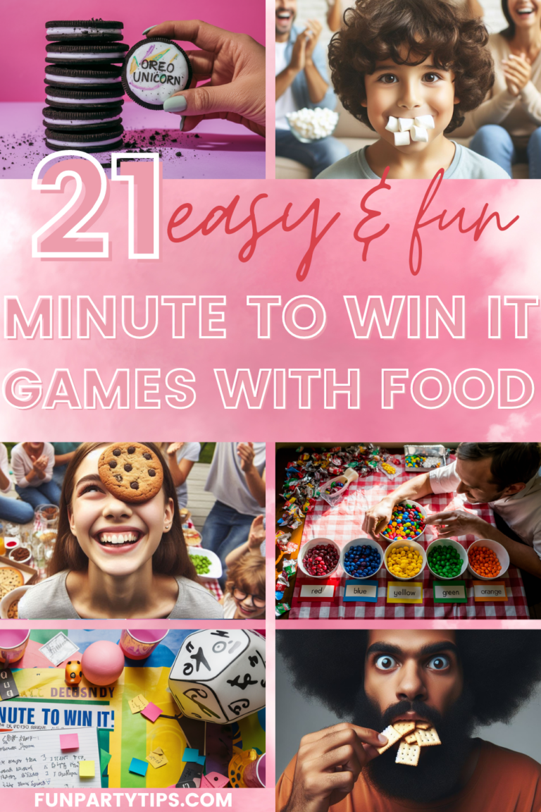 21 Minute to Win it Games with Food Even Picky Guests Will Love | Fun ...